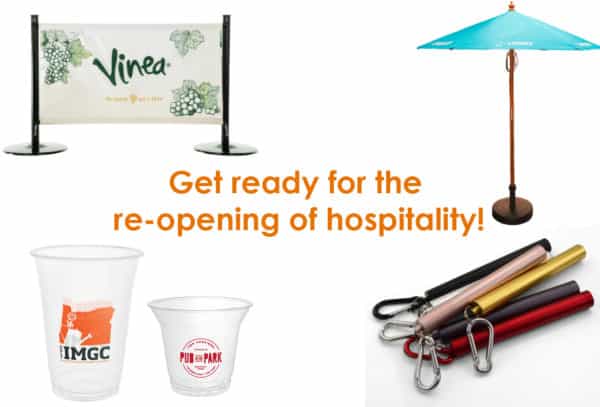 Branded Swag for Hospitality Reopening – Promotional Merchandise