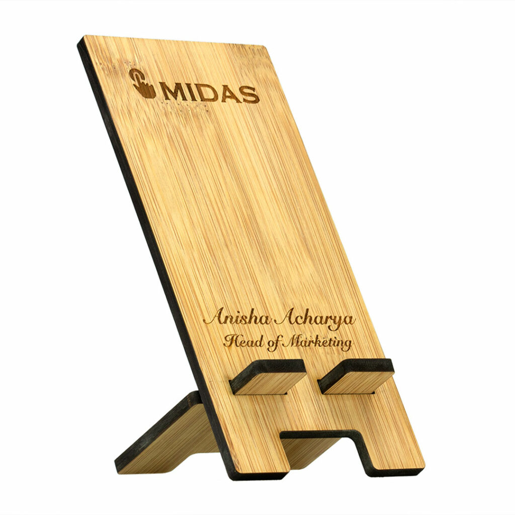 Bamboo Phone Stand – Firebrand Promotions